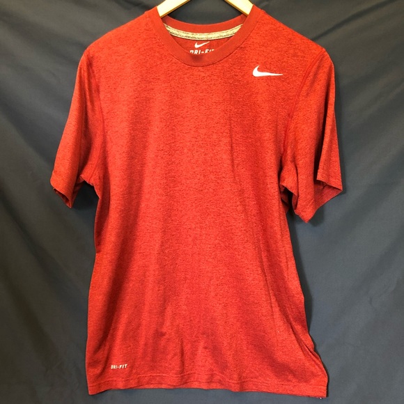 Nike | Shirts | Copy Mens Nike Red Dry Fit Shirt | Poshmark